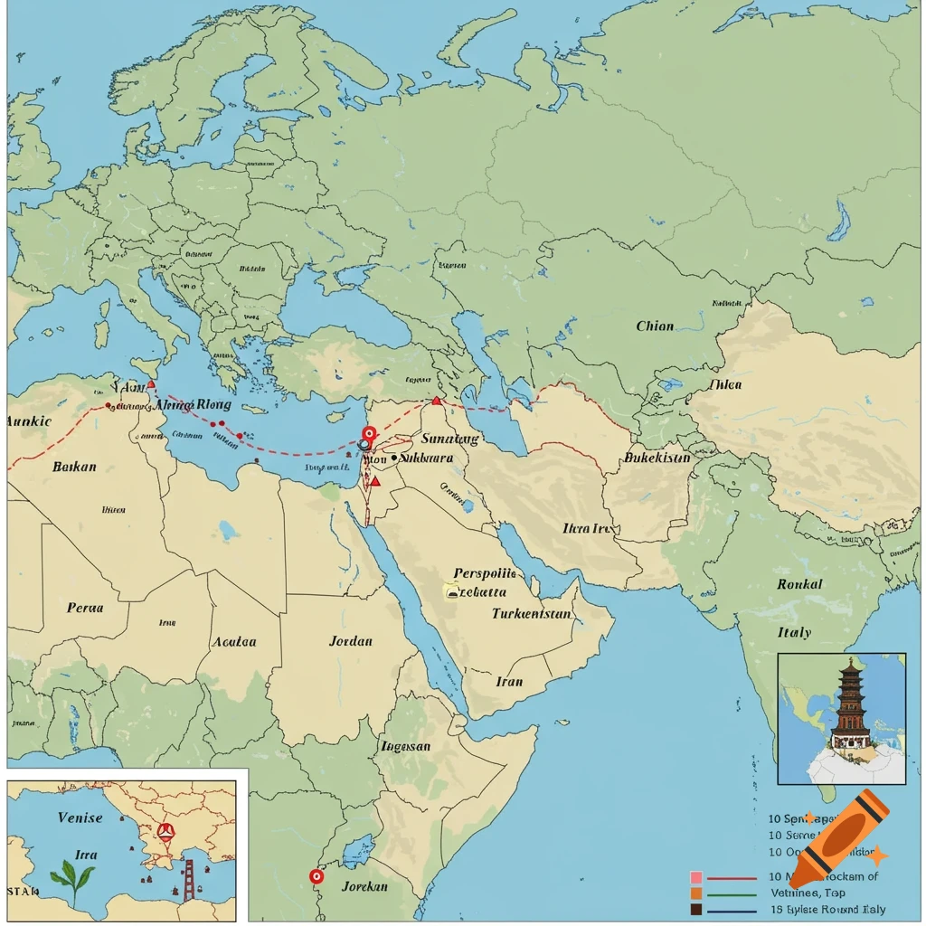 Religious Landmarks created on Craiyon