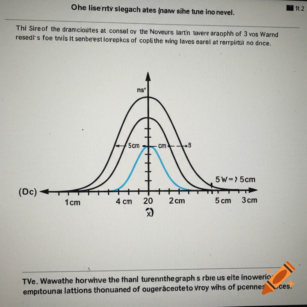 Wave graph with labeled wavelength and amplitude on Craiyon