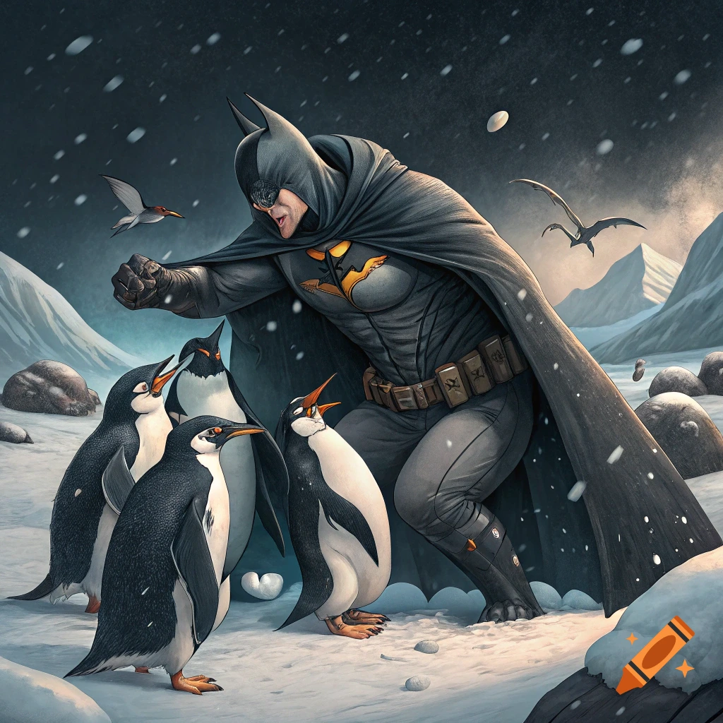 Penguin created on Craiyon