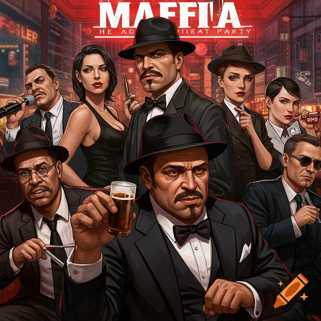 Mafia Broadway party in New York featuring a mafia boss, judge ...