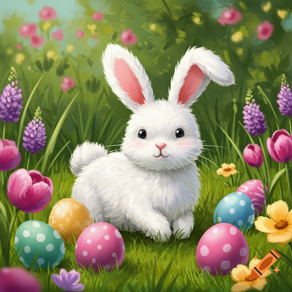 Easter bunny on Craiyon