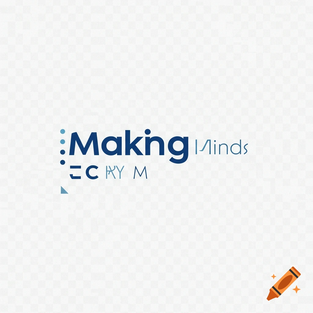 Minimalist logo design for Making Minds on Craiyon