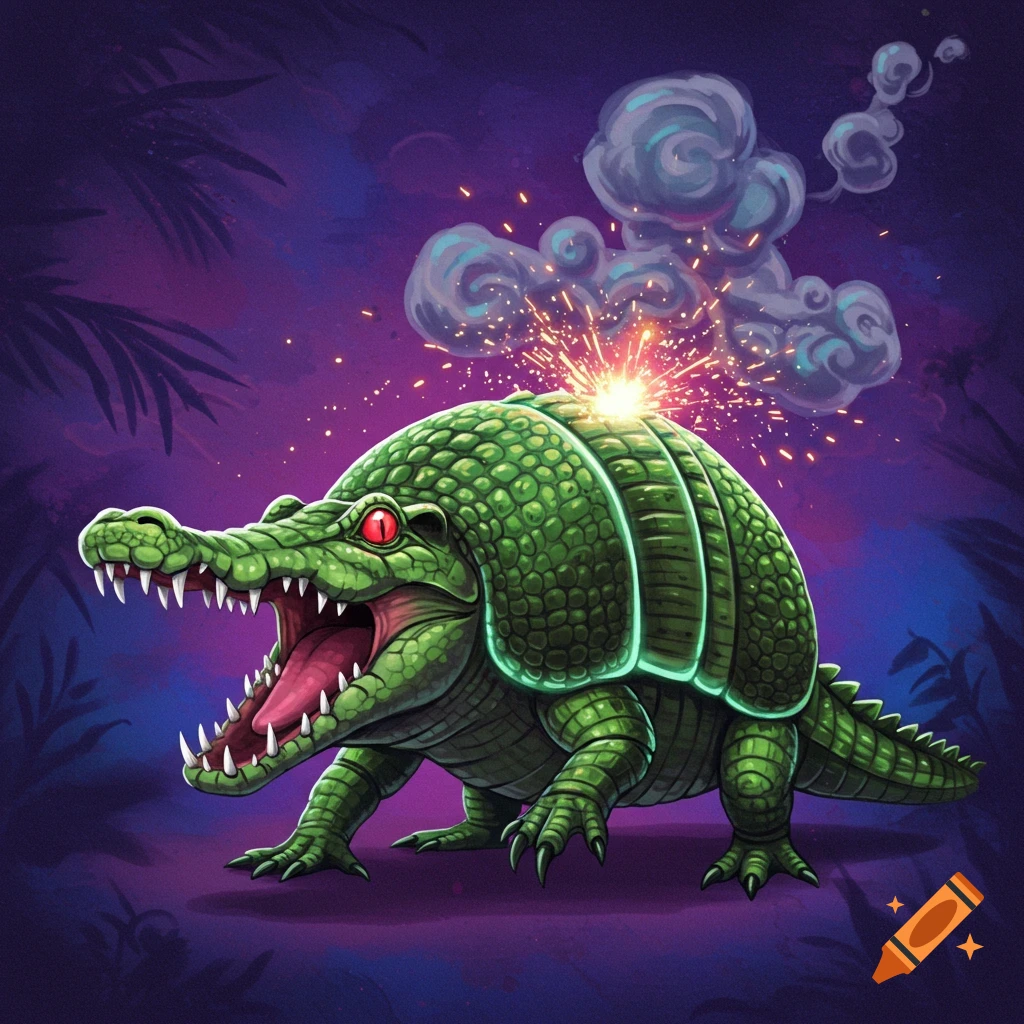 Bombardiro crocodillo on Craiyon