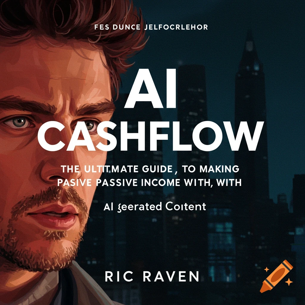 AI Cashflow book cover by Ric Raven on Craiyon