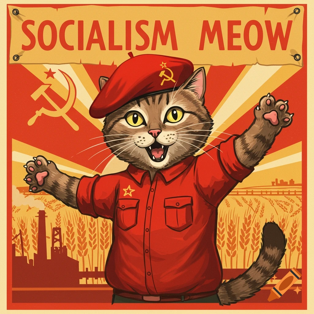 Sci-fi soviet propaganda artwork on Craiyon