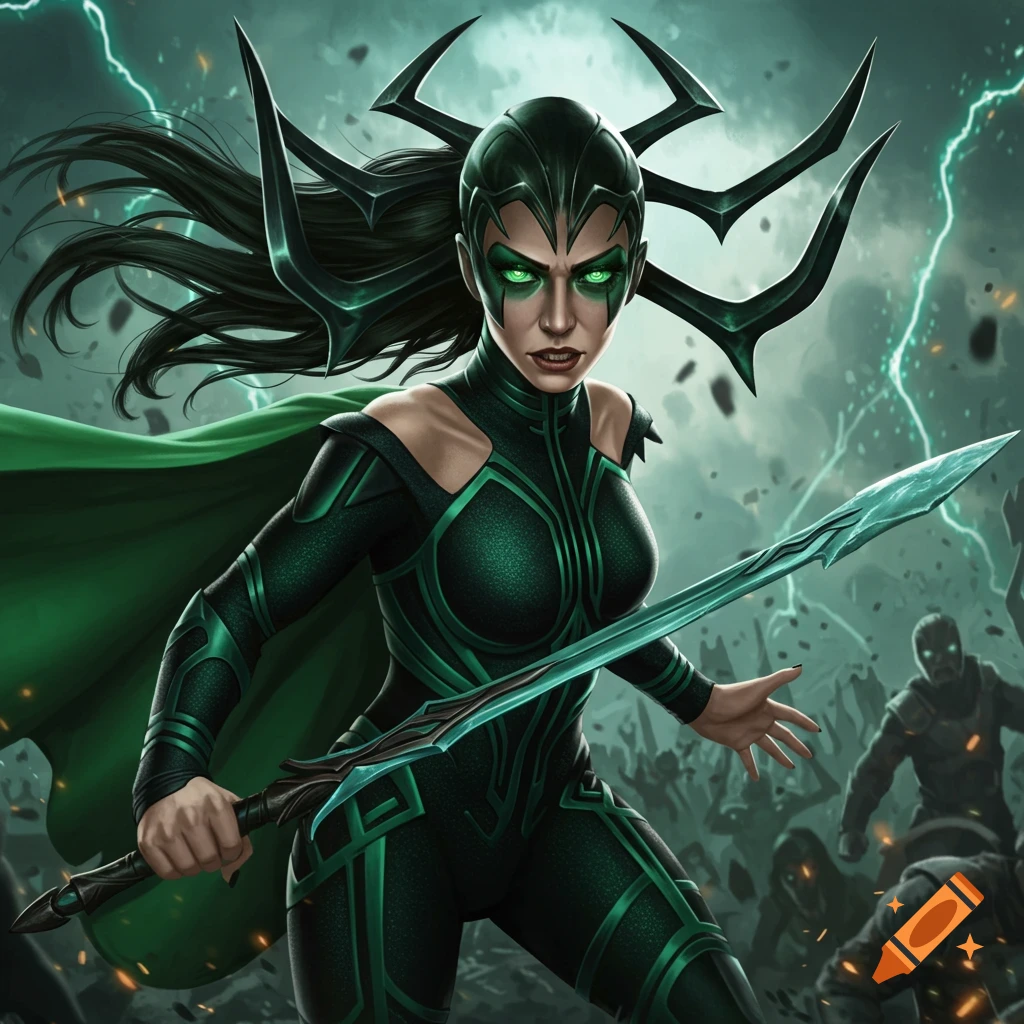 Latina female villain in white and pink suit blasting plasma energy ...