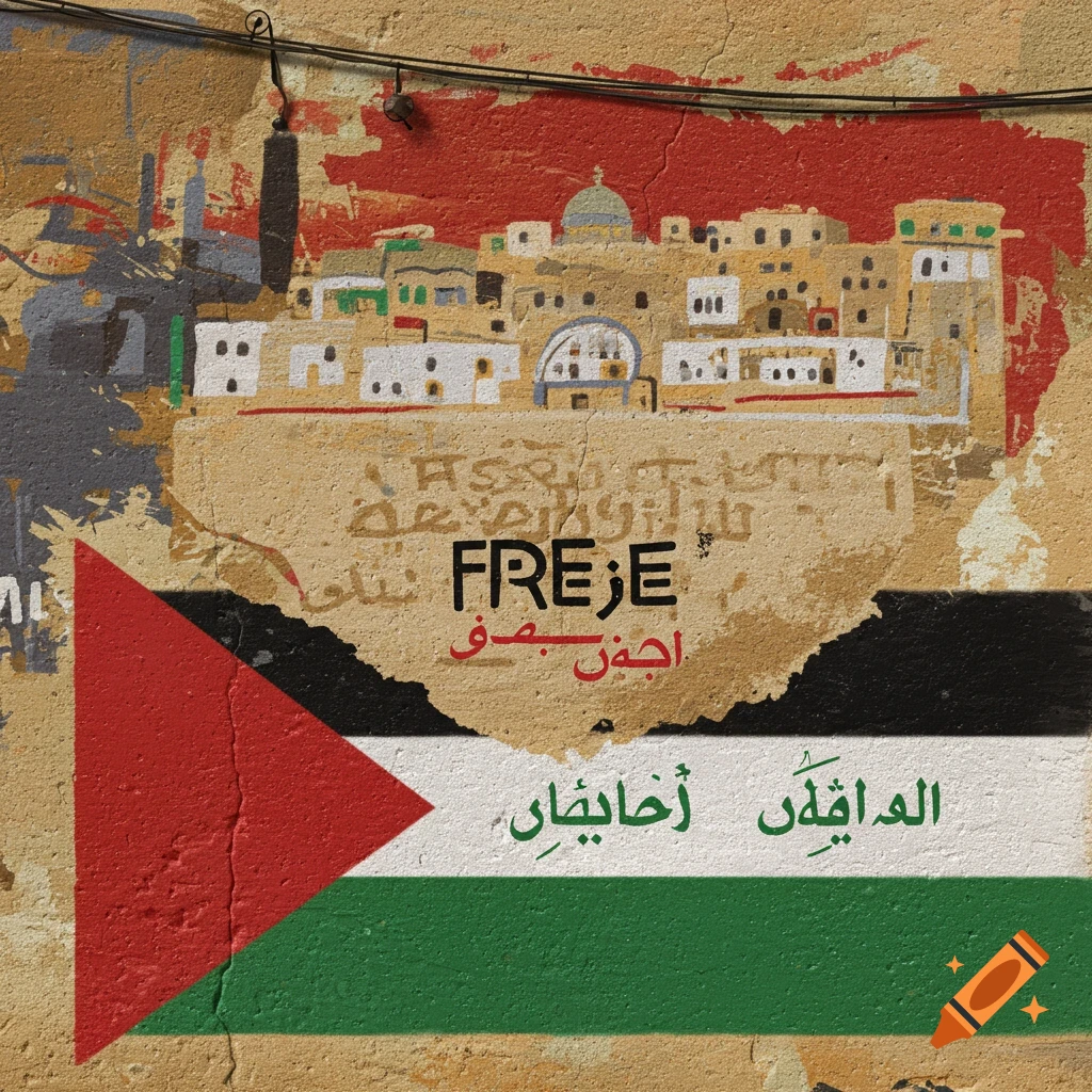 Free Palestine on Craiyon