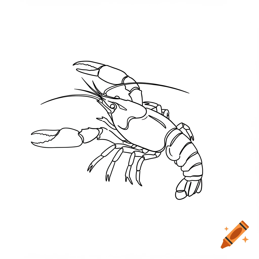 Simple line art of otter with heart on chest on Craiyon