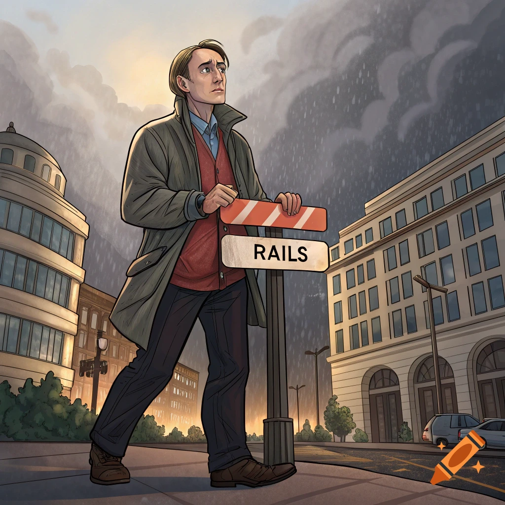 Creepy dark delivery driver on Craiyon