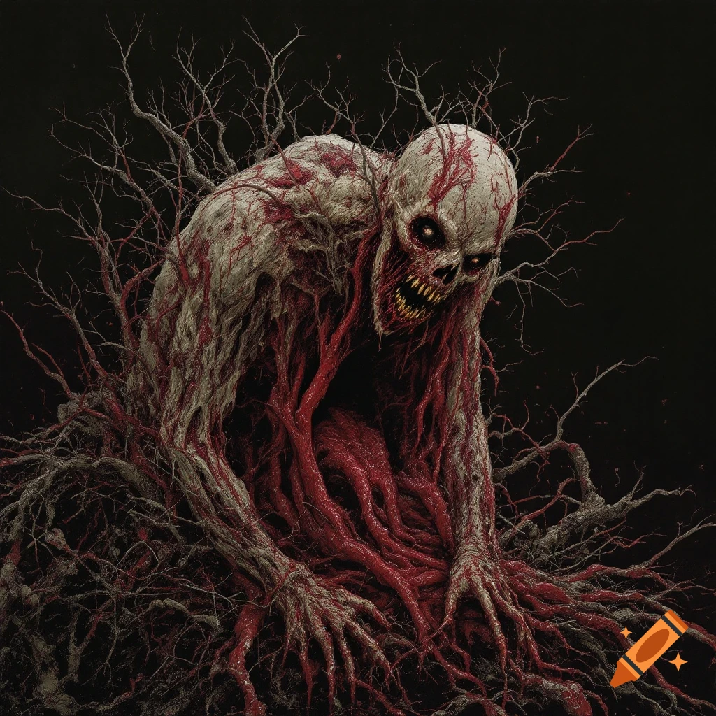 Rotten flesh on Craiyon