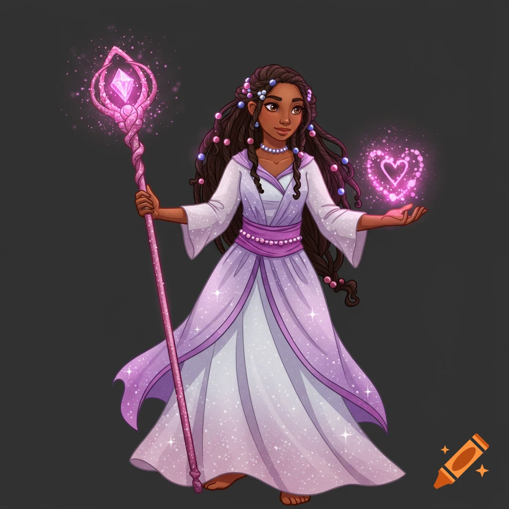 Arcane female character on Craiyon