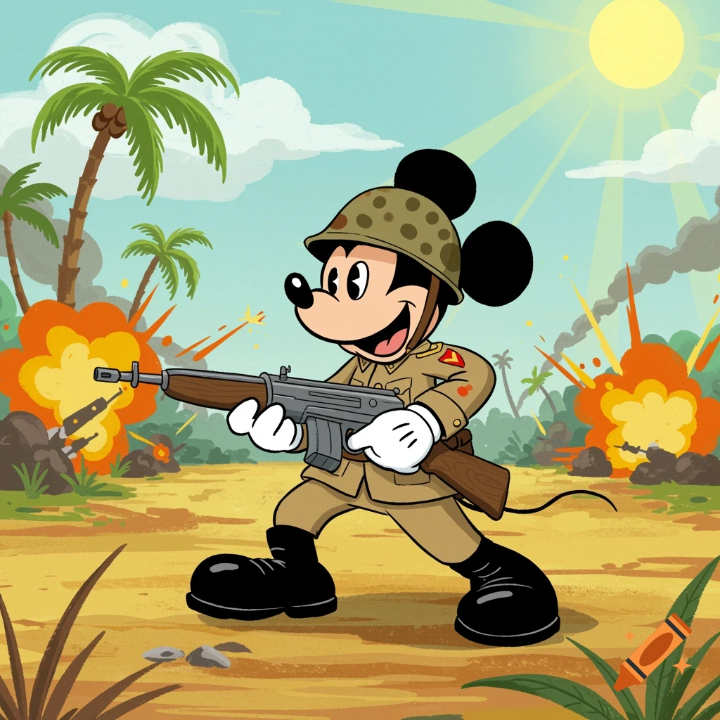 Mickey Mouse with tattoos on Craiyon