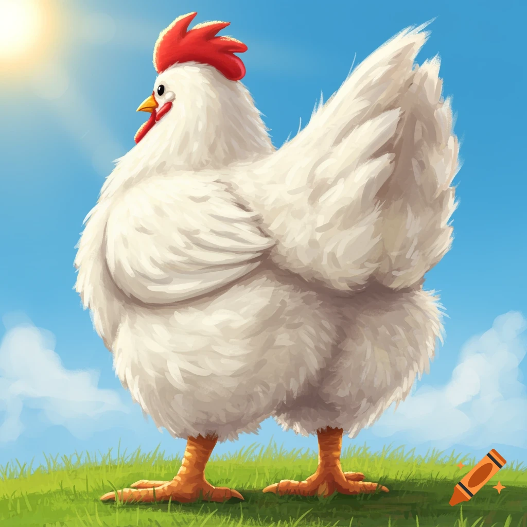 Chicken butt image or illustration, style is not defined. Could be ...