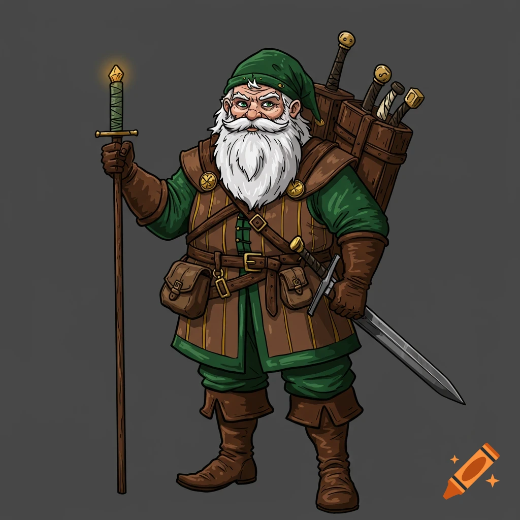 An elderly blue-skinned male water genasi with a white, seashell ...