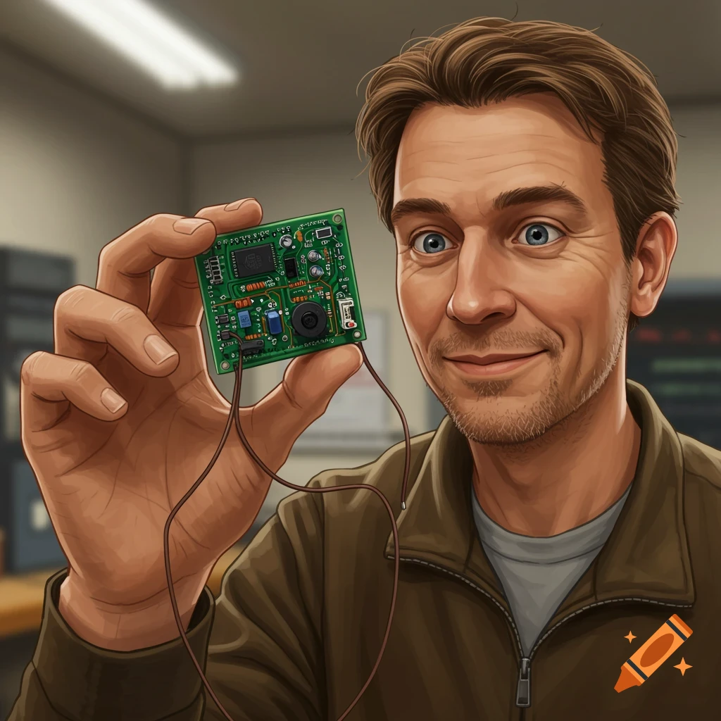 3D view of cansat PCB stack with sensors, battery, and electronics ...