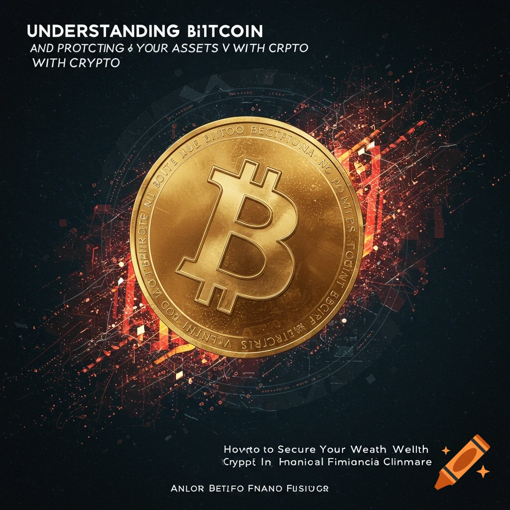 Book cover for Understanding Bitcoin and Protecting Your Assets with Crypto on Craiyon