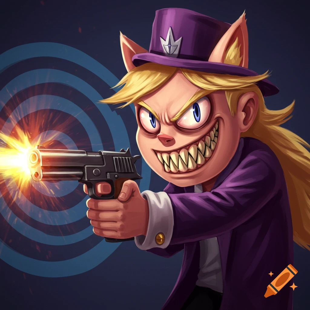 Cartoon illustration of a yellow star character with sharp teeth ...