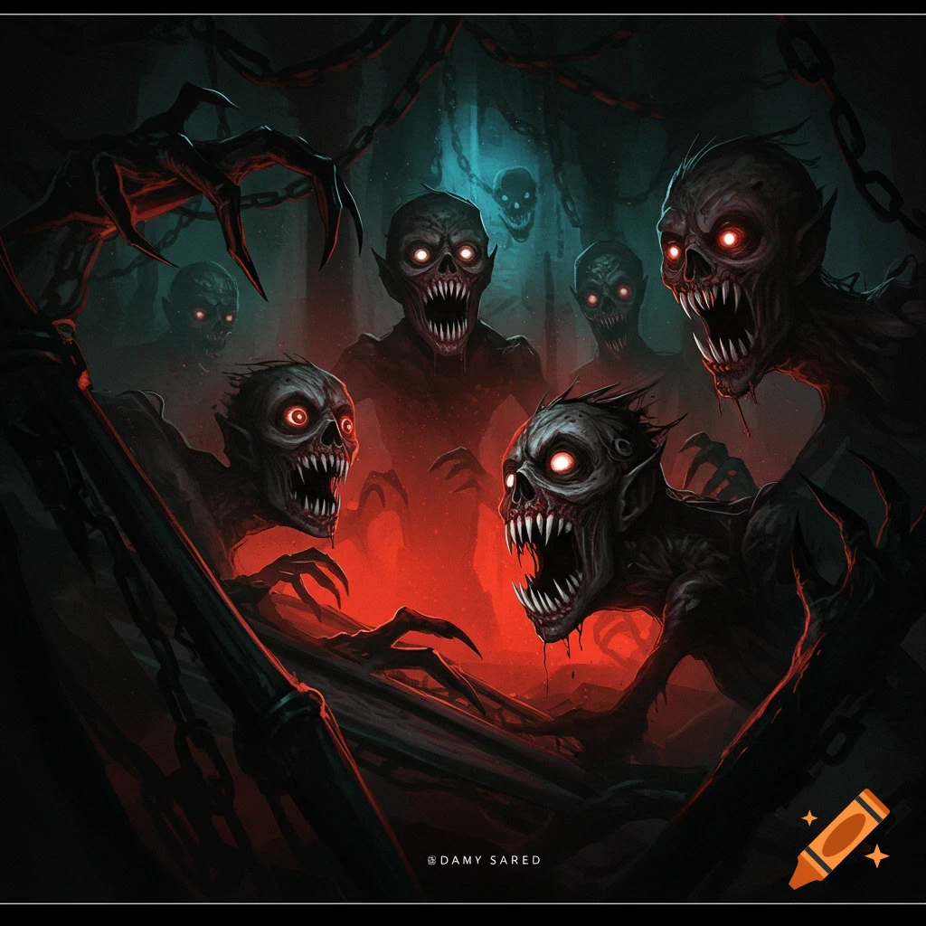 Creepy image on Craiyon