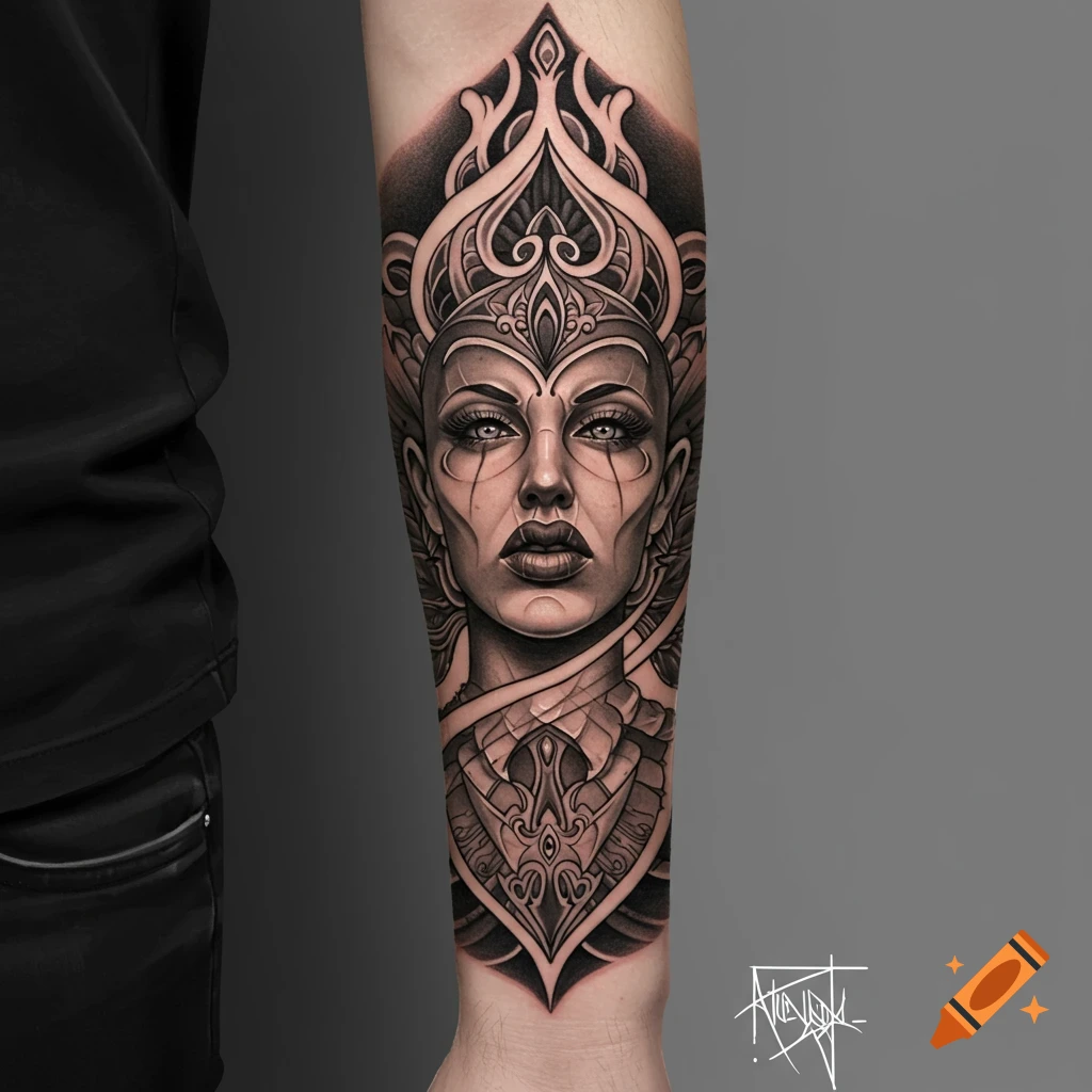 Forearm portrait tattoo photos - Wisconsintattoocompany.com