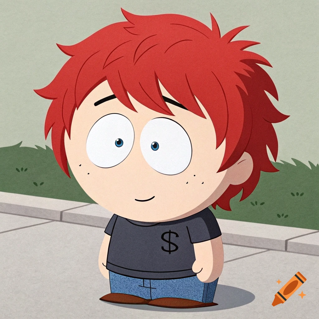Kyle from South Park as a real person on Craiyon