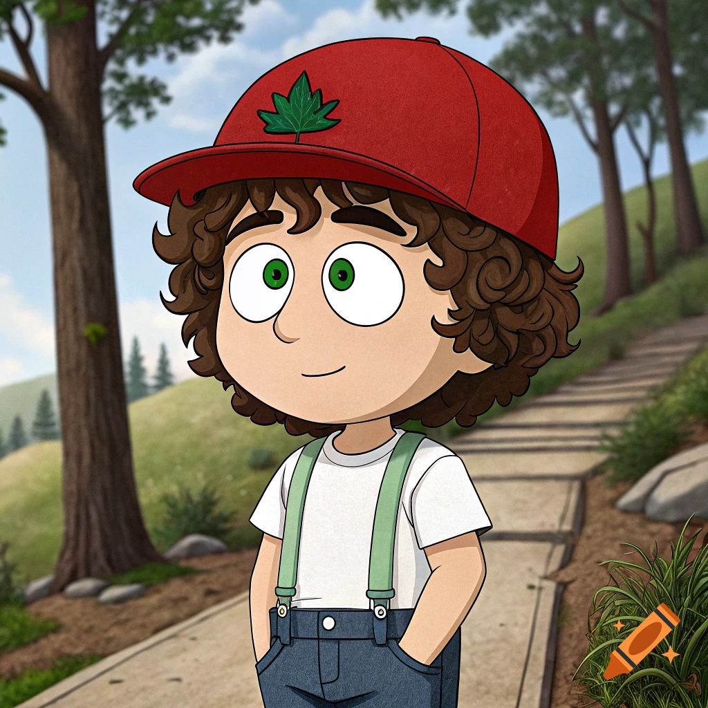 Kyle from South Park as a real person on Craiyon