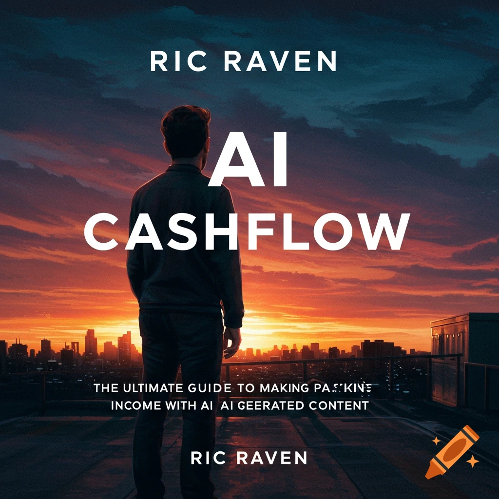 AI Cashflow book cover by Ric Raven on Craiyon