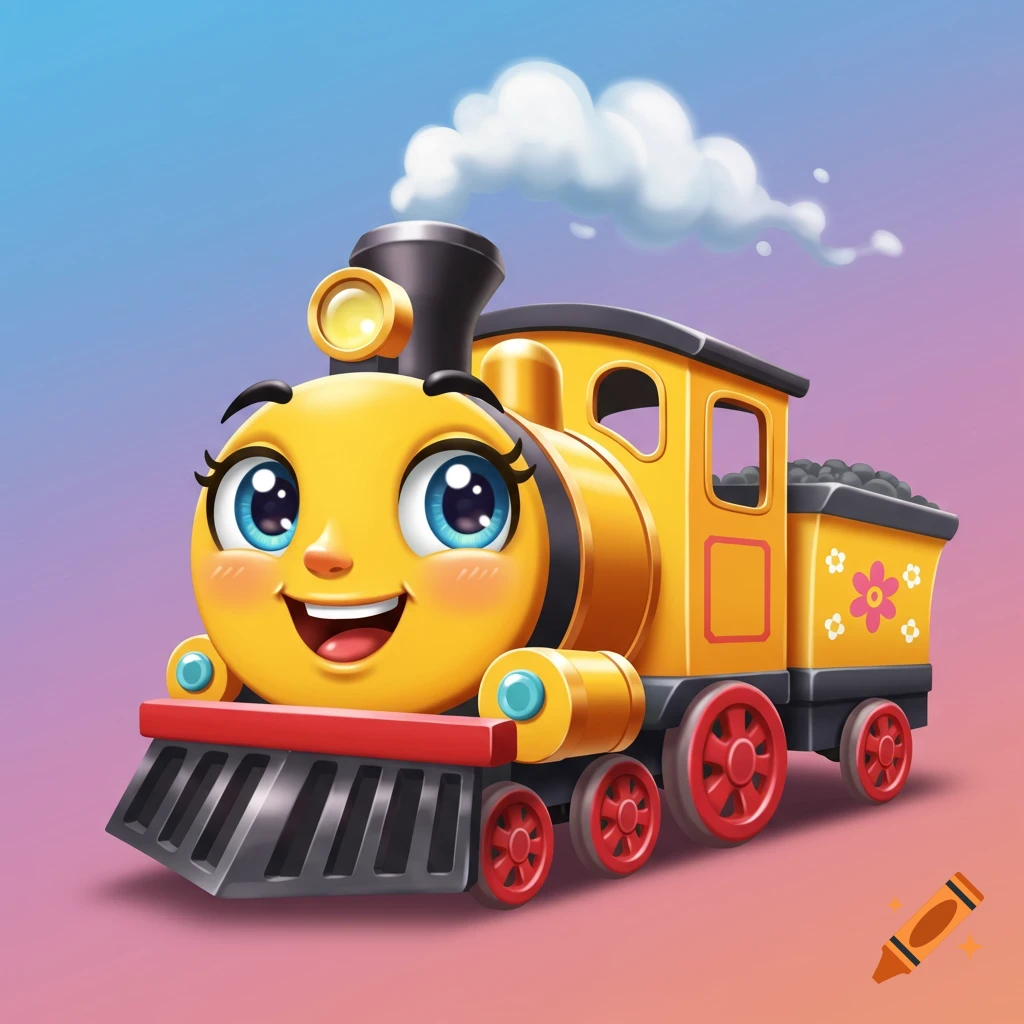 Cartoon Train Art