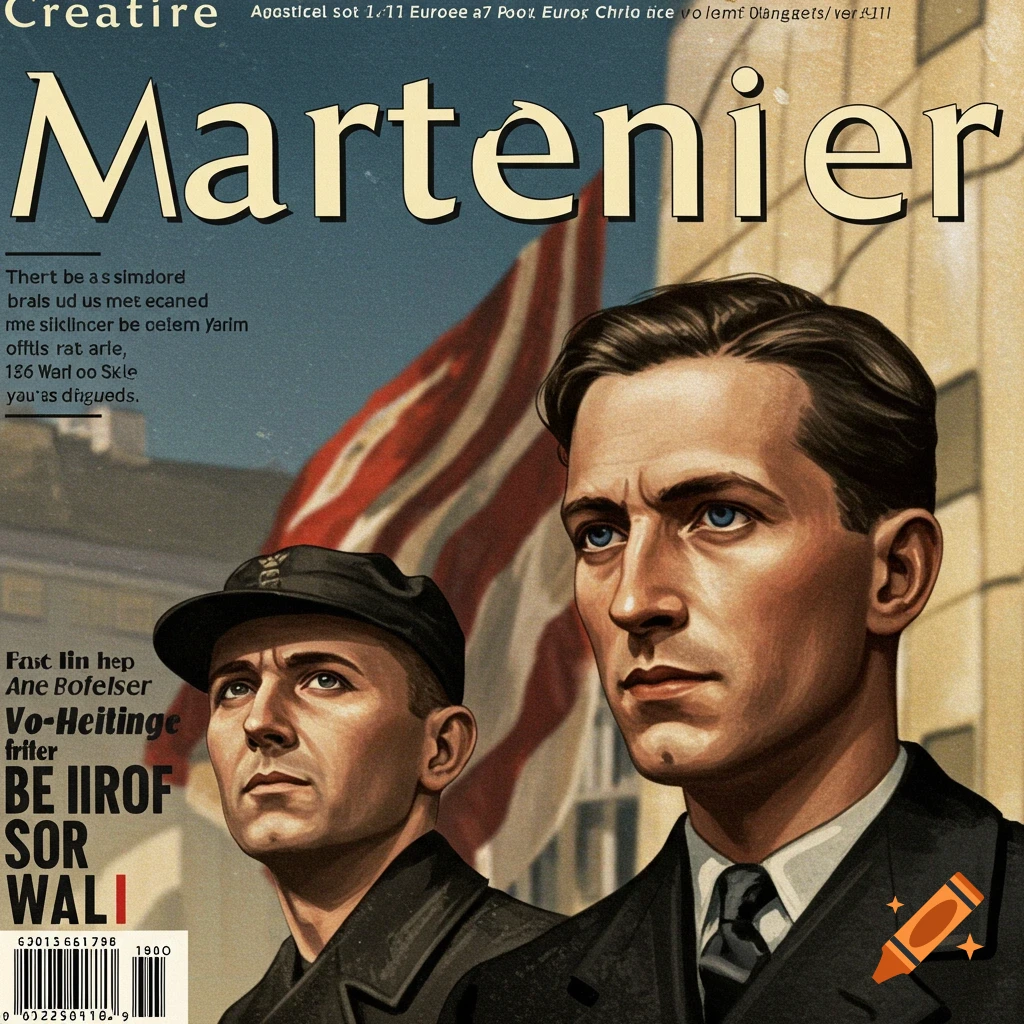 Fictional magazine cover depicting a post-World War II challenge in ...
