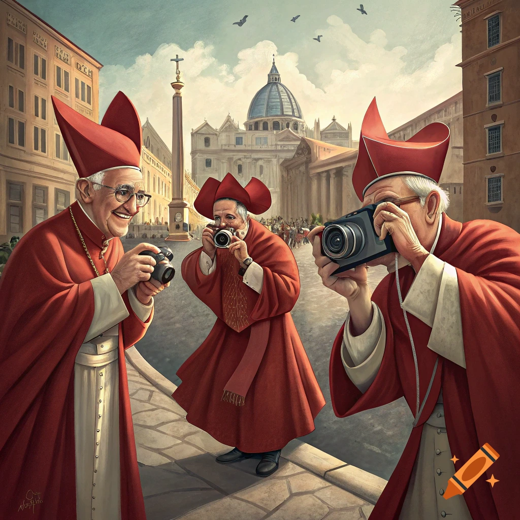 Black man crowning many black men in white robes on Craiyon