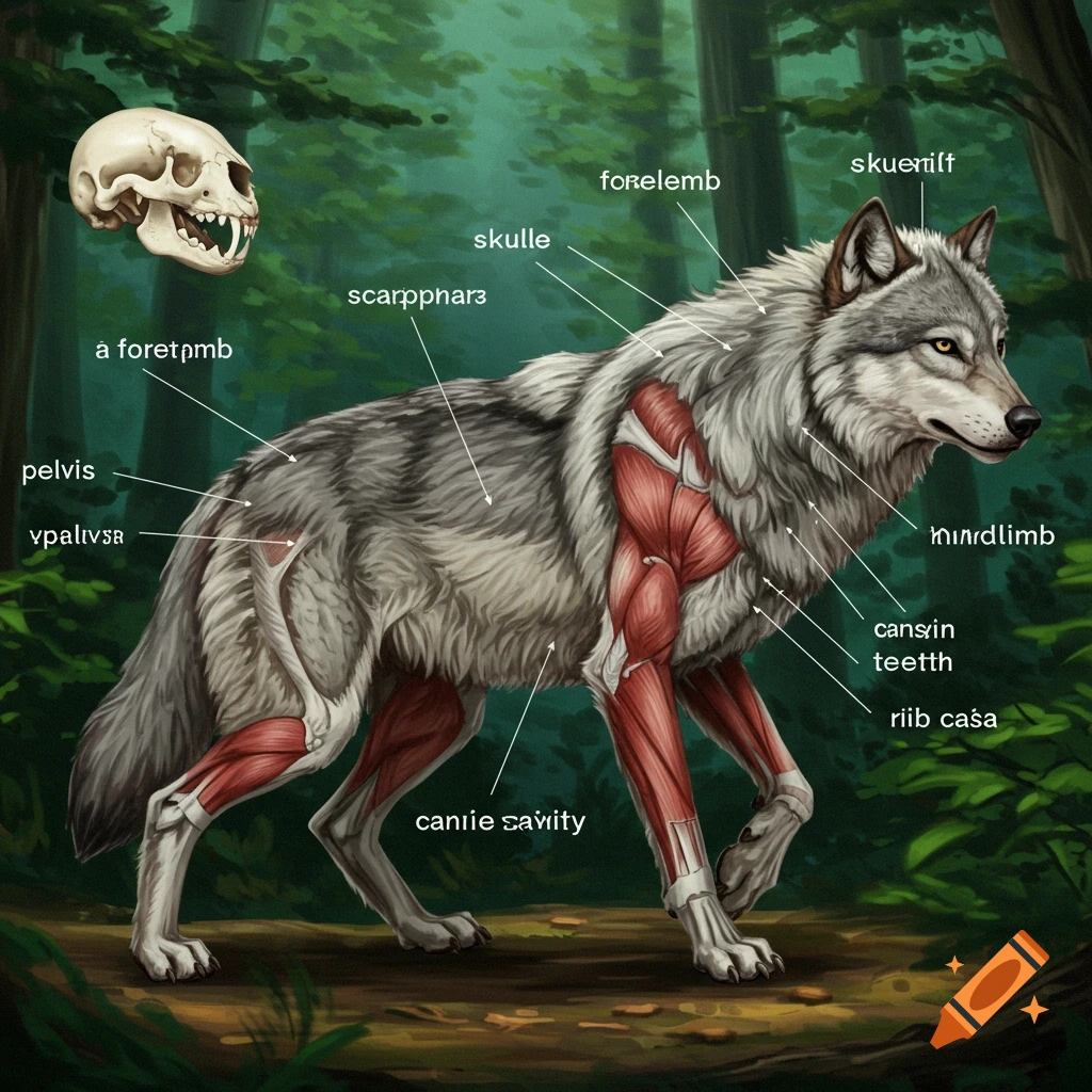 werewolf created on Craiyon