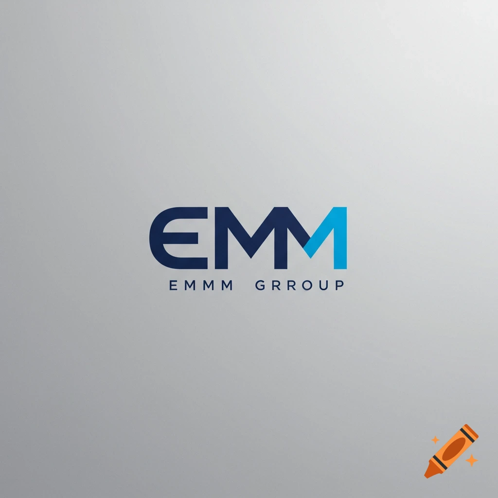 Logo for EMM Group featuring large blue and dark blue letters EMM and ...
