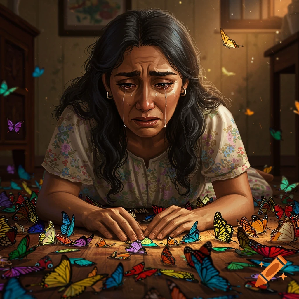 Immigrants building community and culture at home, possibly artwork or ...