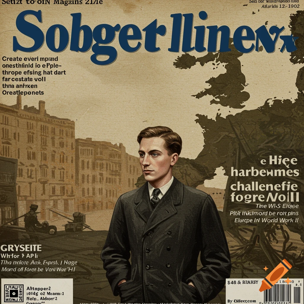 Fictional magazine cover depicting a post-World War II challenge in ...