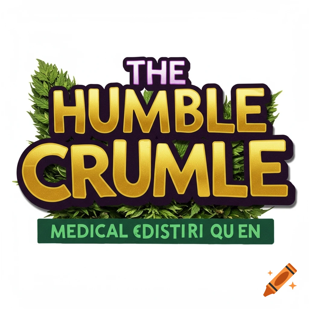 The Humble Crumble medical weed distribution company logo on Craiyon