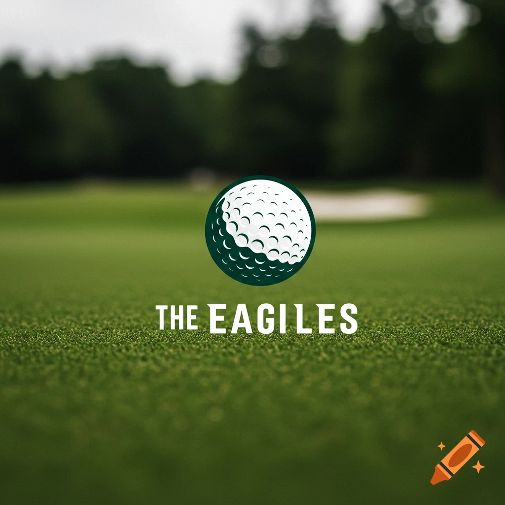 Close-up of a white golf ball with 'Patrick' in black cursive, a red '1 ...