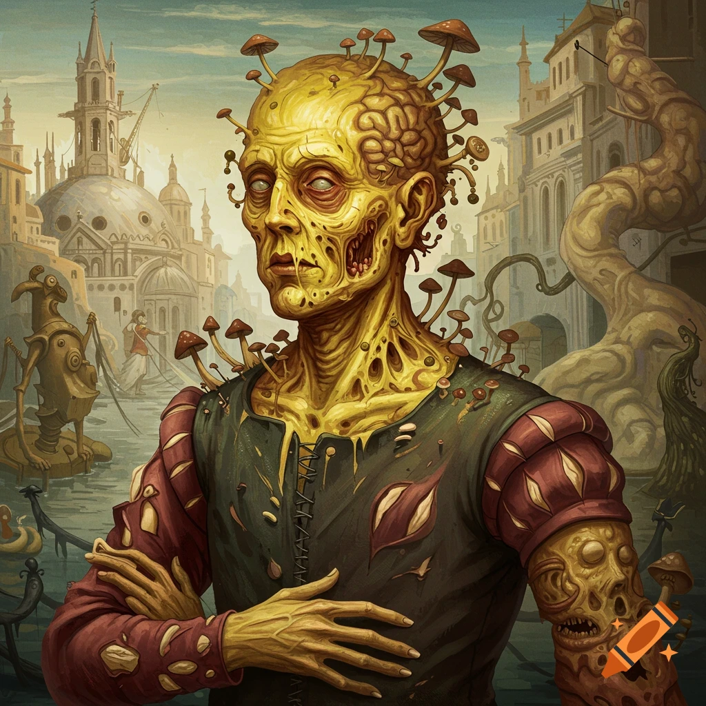 LSD acid art in cafe style on Craiyon