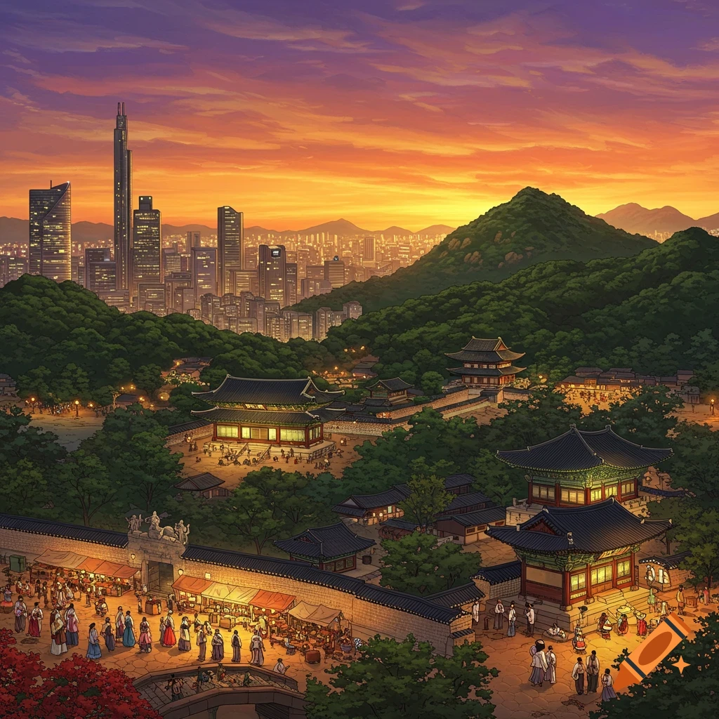 Korean Language created on Craiyon