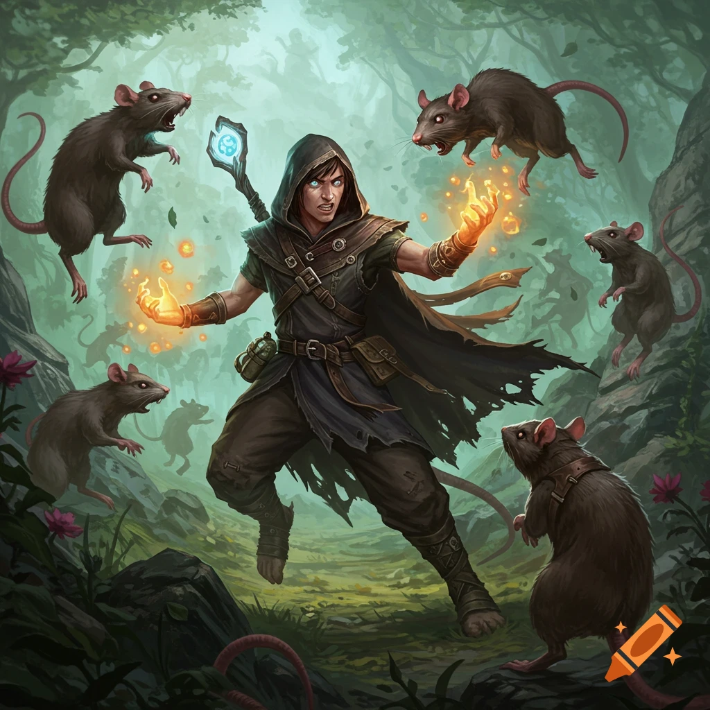 Mage images created on Craiyon