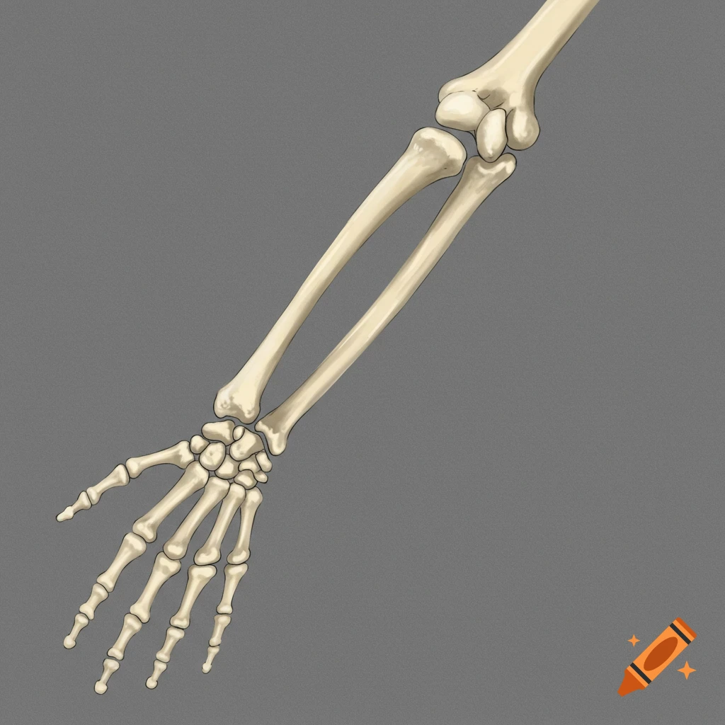 Skeleton hand giving thumbs up gesture on Craiyon