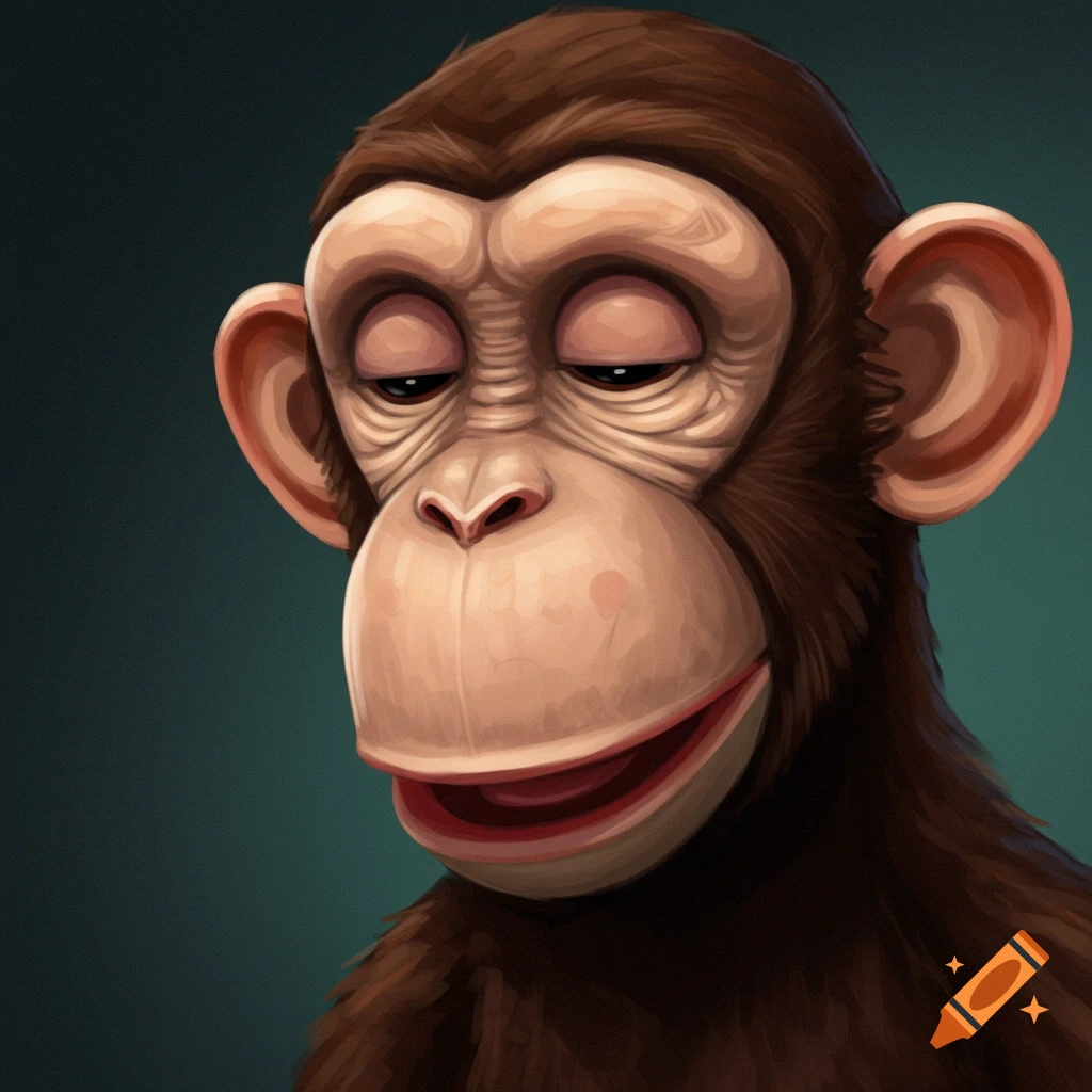 Meme of a puppet monkey looking away with eyes closed as if sleeping on ...