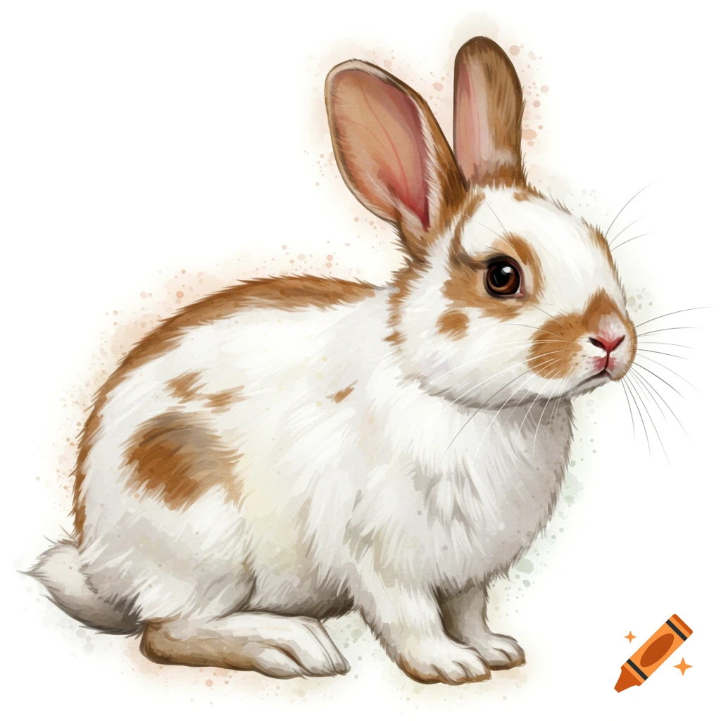 Bunny wearing a toque on Craiyon