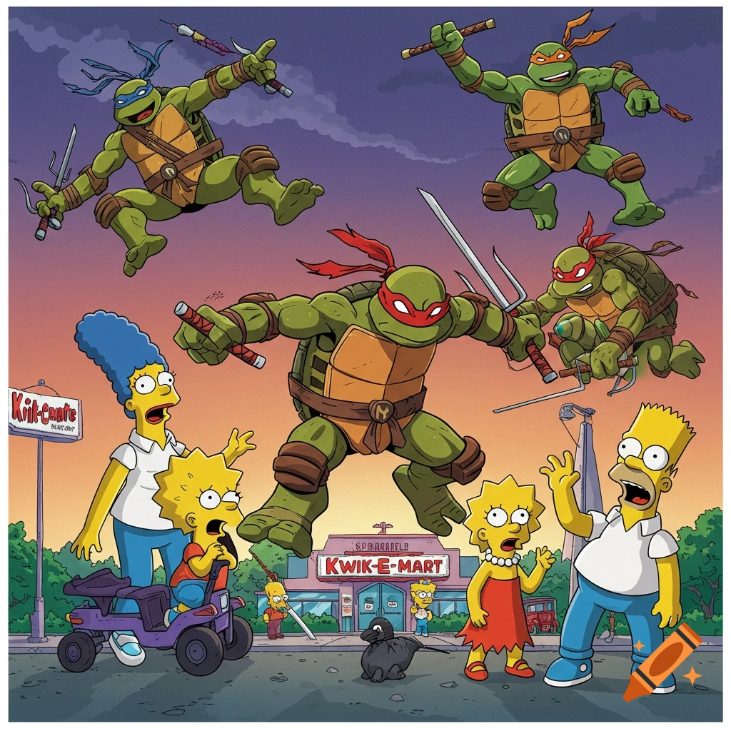 Teenage Mutant Ninja Turtles images created on Craiyon