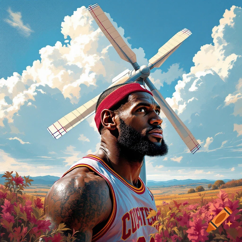 Black guy eating KFC with Kool-Aid and watermelon, wearing a LeBron ...