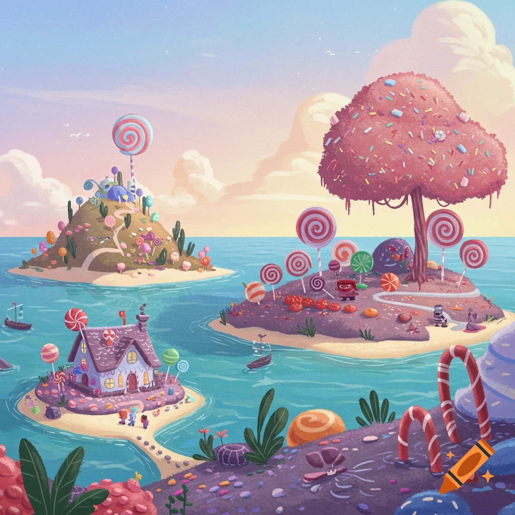 Family Island inspired by Inside Out on Craiyon