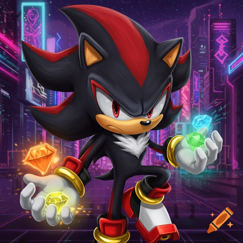 Shadow the Hedgehog images created on Craiyon