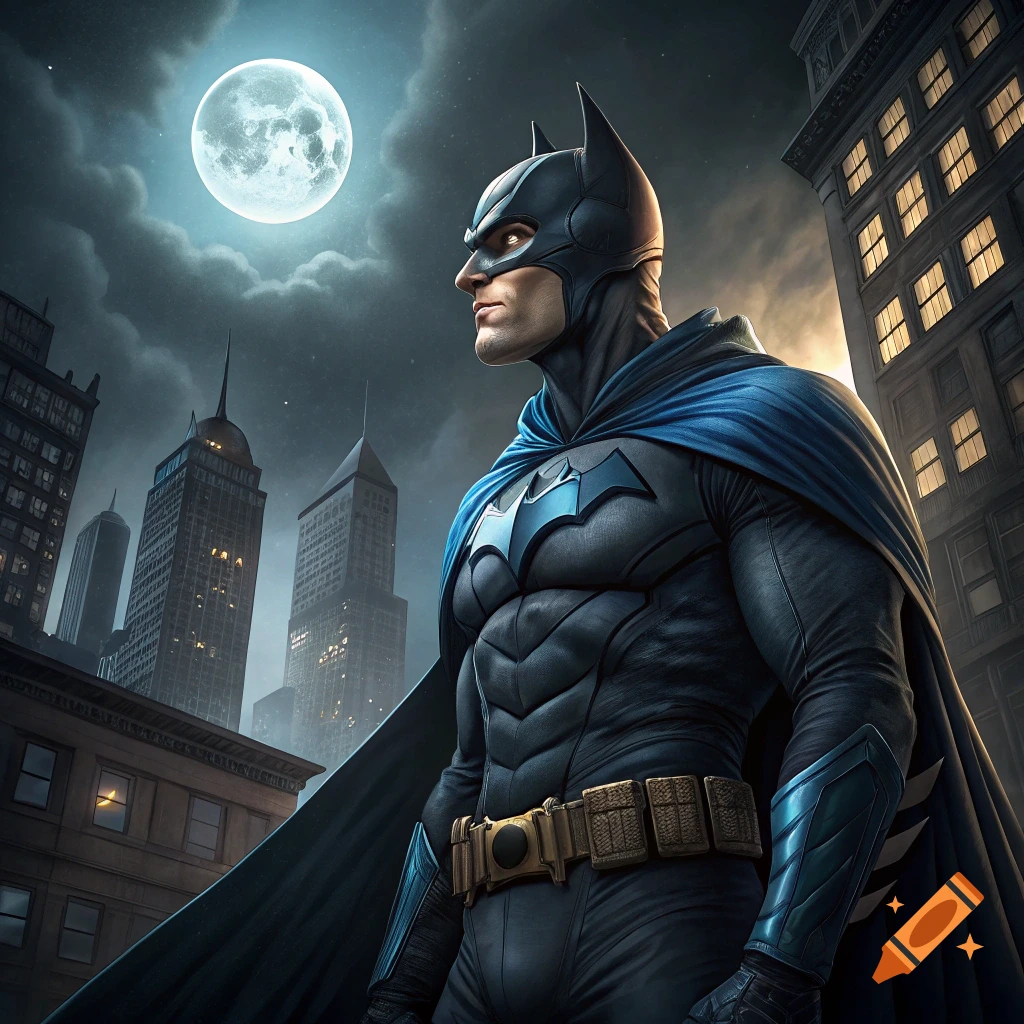 Batman eating tacos cartoon illustration style image. Superhero enjoying a meal of tacos. Comic ...