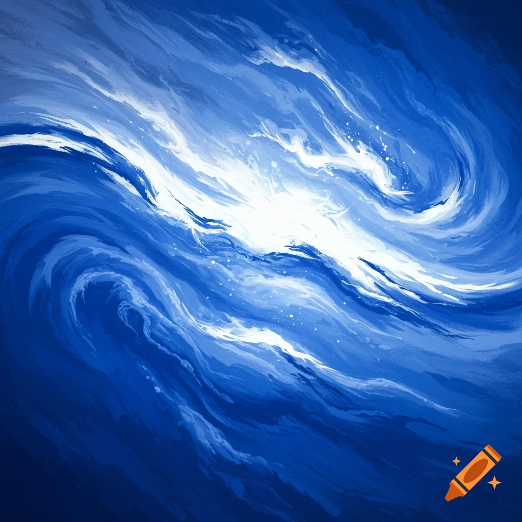 Chinese Ocean Wave Art