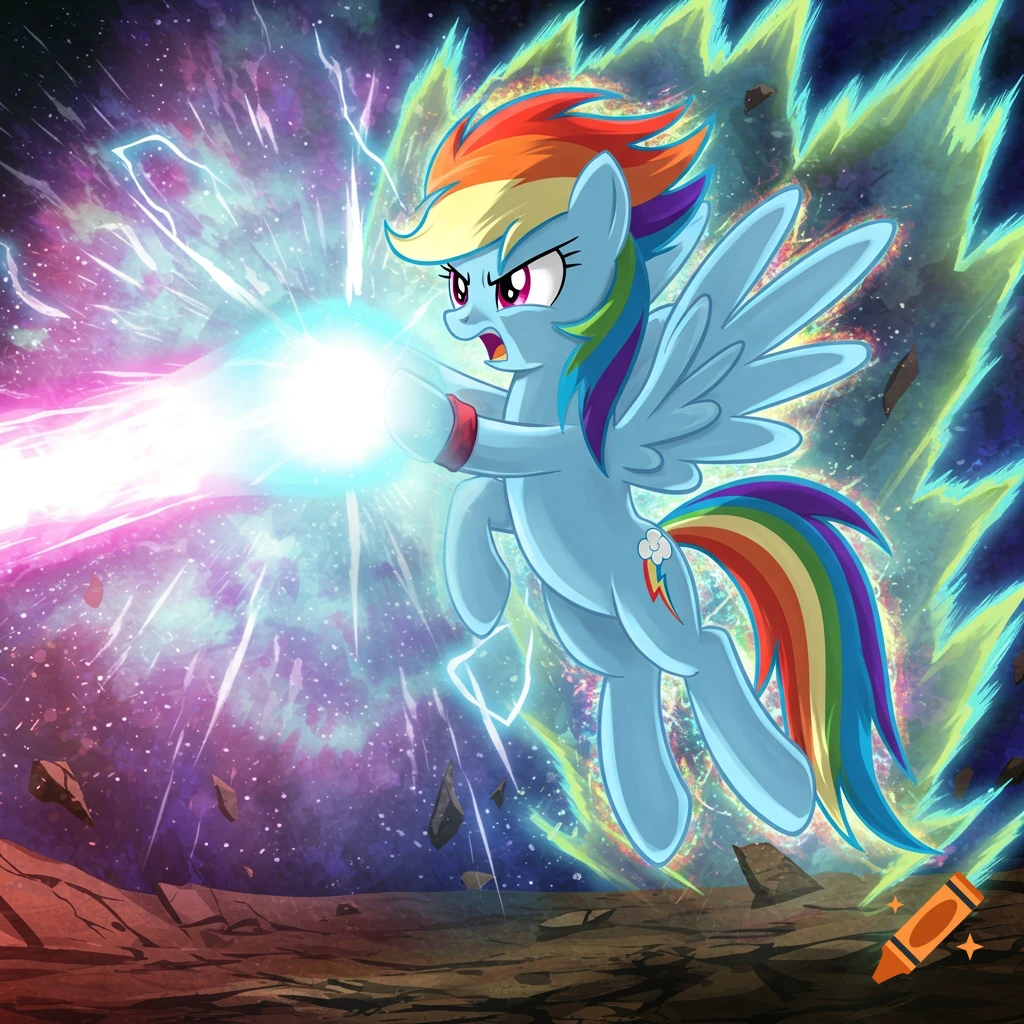 Sonic Og Rainbow Dash MLP Rainbow Dash, Wonderbolt CCG Cards | MLP