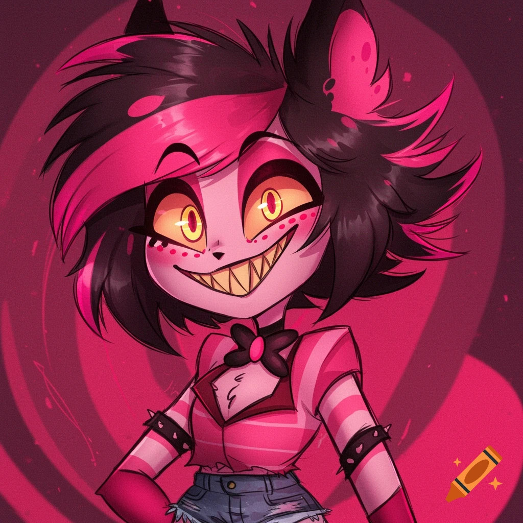 Hazbin Hotel Alistair and Angel Dust as children on Craiyon