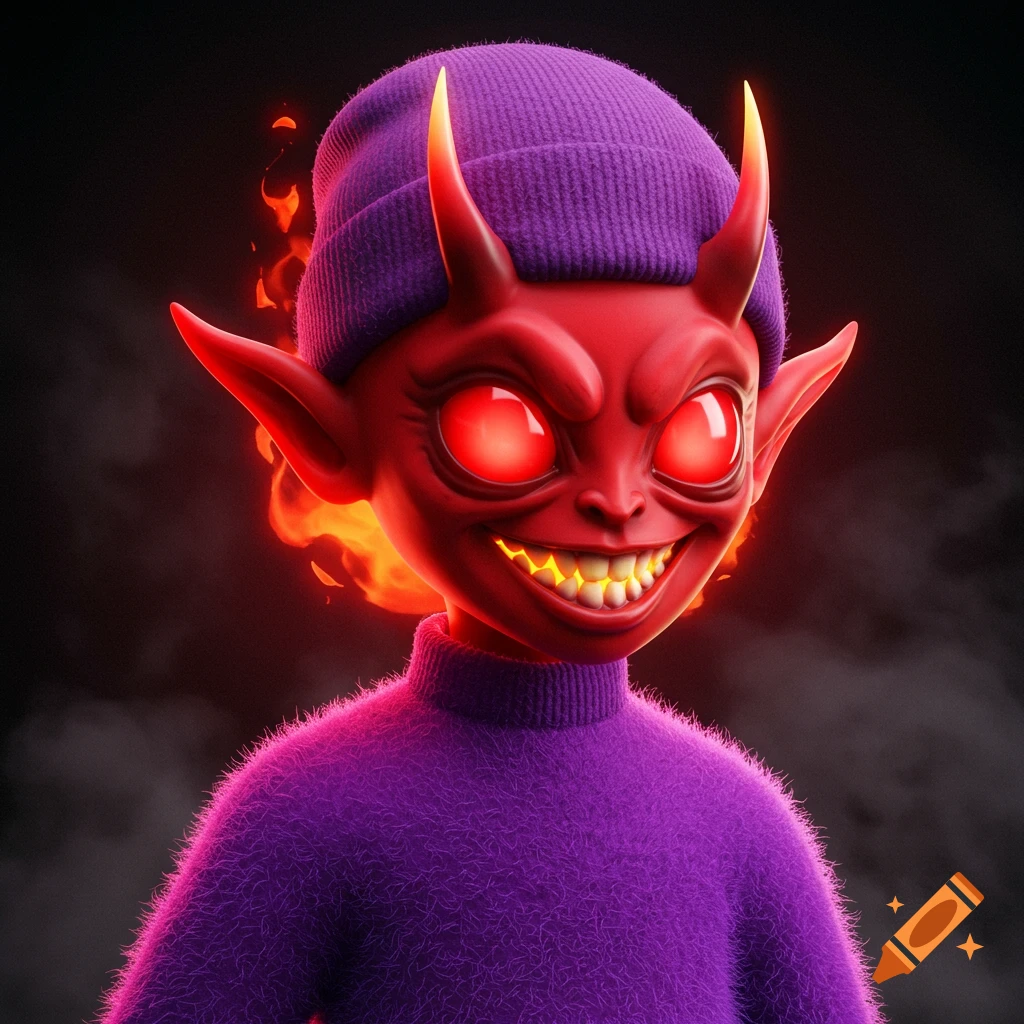 Spamton character art on Craiyon